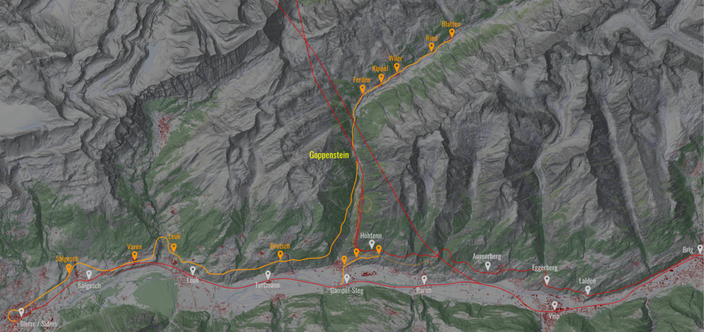 Goppenstein und die Eisenbahn – Goppenstein